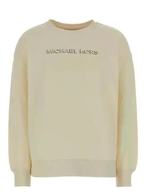 MICHAEL KORS Michael Michael Kors Logo Embossed Cotton Sweater