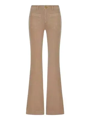 Seafarer Corduroy Flared Jeans - Neutrals