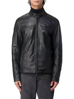 XC Rush Oxford Leather Jacket - Black
