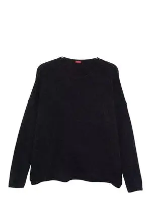 Apuntob Fine-knit Drop-shoulder Sweater - Blue