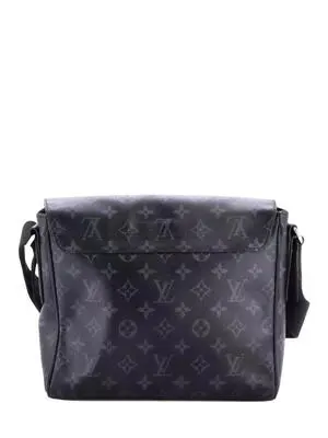 LOUIS VUITTON District Messenger Bag Monogram Eclipse Canvas Pm Crossbody Bag - Black