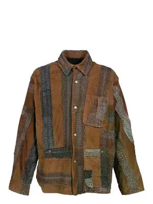 BY WALID By Walid Patchwork Embroidered Jacket