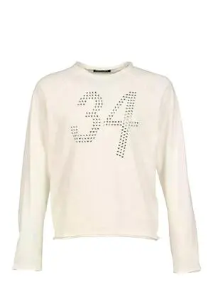 AMBUSH Distressed Star-motif T-shirt - Neutrals
