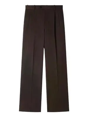 SANDRO SANDRO Pinstriped Straight-Leg Trousers