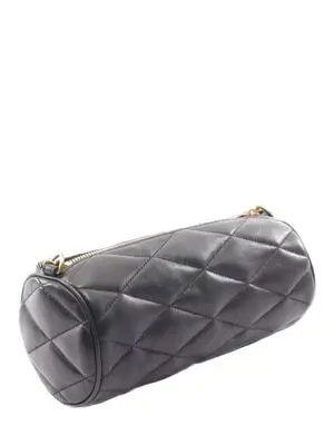 Saint Laurent Mini Sade Quilted Chain Shoulder Bag - Black