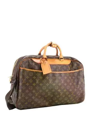 LOUIS VUITTON Alize 24 Heures Travel Bag Monogram Canvas - Brown