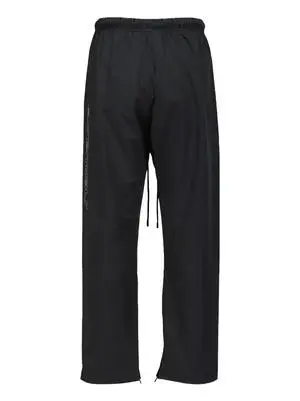 ESSENTIALS Logo-print Track Pants - Black