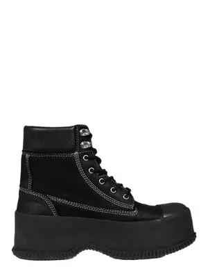 MATTHEW WILLIAMSON Matthew Williamson Contrast-Stitch Lace-Up Ankle Boots