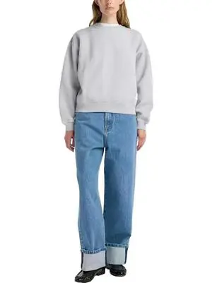 RÓHE Heritage Logo Patch Sweatshirt - Grey