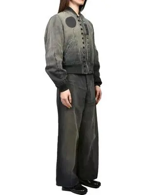 MASU MASU Faded Wide-Leg Jeans