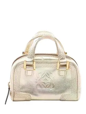 Loewe Mini Amazona Handbag - Gold