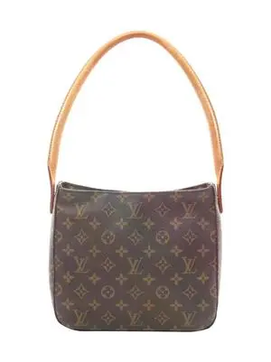 LOUIS VUITTON Monogram Looping Mm Shoulder Bag - Brown