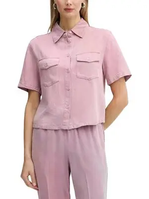 SILVIAN HEACH Amara Buttoned Pocket Shirt - Pink