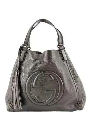 Gucci Gucci Soho Leather Medium Shoulder Bag Metallic