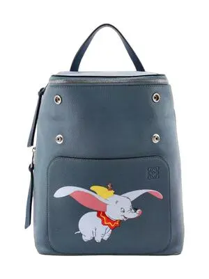 Loewe Goya Limited Edition Dumbo Printed Leather Backpack - Blue