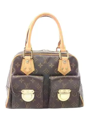 LOUIS VUITTON 2005 Pm Manhattan Tote Bag - Brown