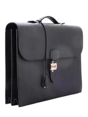 Hermès Sac À Dépêches Business Bag In Epsom - Black