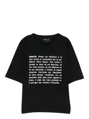 AGNES B. Brando T-shirt - Black