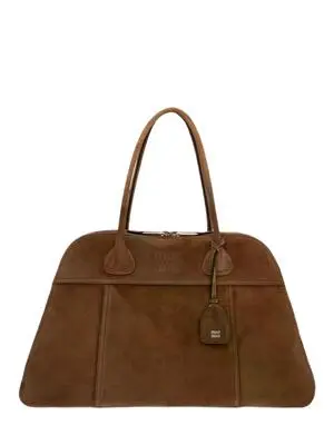 Miu Miu Vivant Suede Bag - Brown