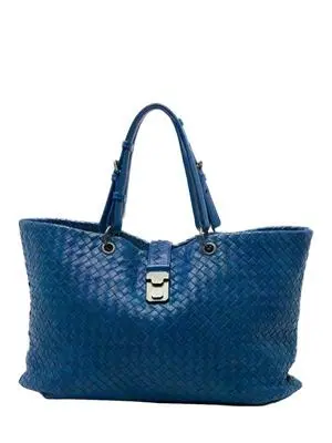Bottega Veneta Bottega Veneta Intrecciato Capri Tote Bag Blue