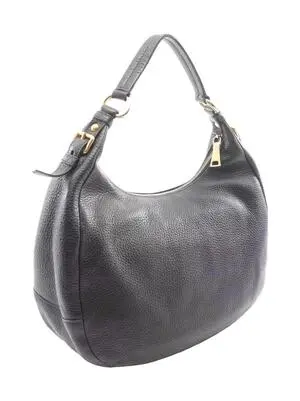 PRADA Prada Vitello Daino Zip Top Hobo Bag