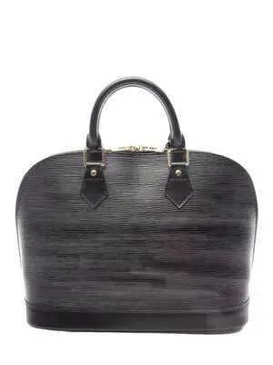 LOUIS VUITTON Epi Alma Pm Handbag - Black