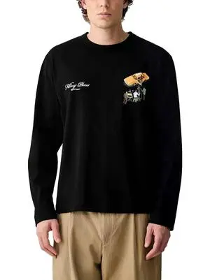 Filling Pieces Graphic-print Long-sleeve T-shirt - Black