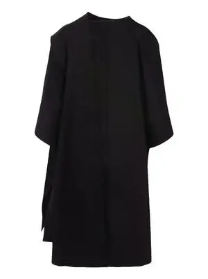 GIANLUCA CAPANNOLO Asymmetric Cape-sleeve Sweater - Black