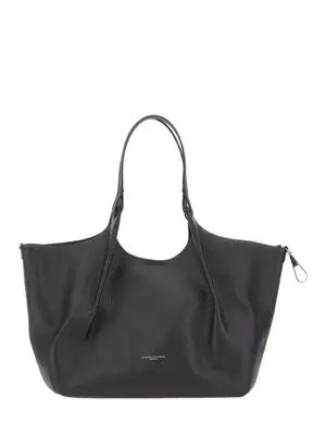 GIANNI CHIARINI Grained Leather Tote Bag - Black