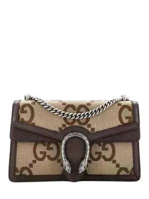 Gucci Dionysus Jumbo Gg Canvas Shoulder Bag - Brown