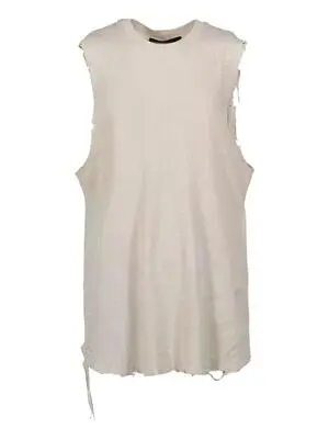 JUN/NAKAYAMA Distressed Thermal T-shirt - Neutrals