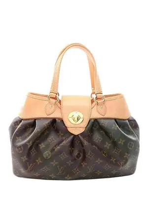 LOUIS VUITTON Monogram Boetie Pm Handbag - Brown