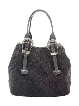 Dior Diorissimo Buckle Tote Bag - Black