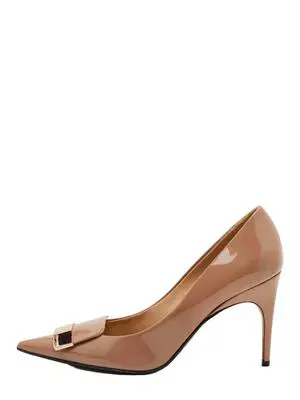SERGIO ROSSI Sr1 Patent Pumps - Neutrals