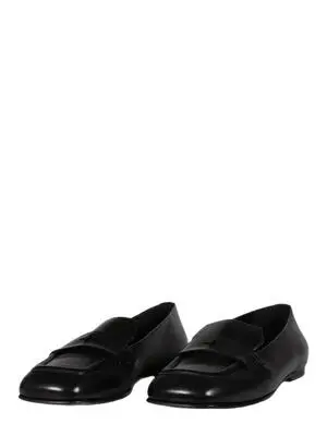 NODALETO Bulla Cara 5 Leather Loafers - Black