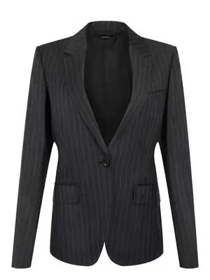 TOM FORD TOM FORD Chalk-Stripe Single-Breasted Jacket