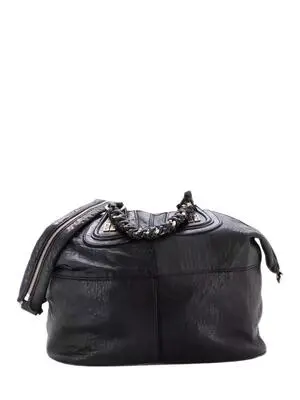 GIVENCHY Givenchy Chain Wrap Nightingale Leather Medium Satchel