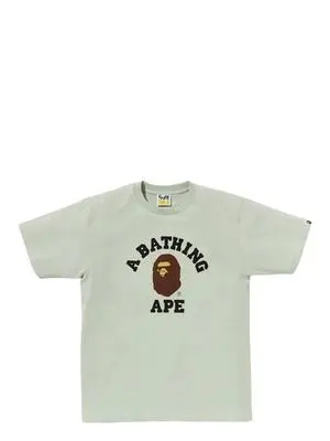 A BATHING APE Pigment College T-shirt - Green