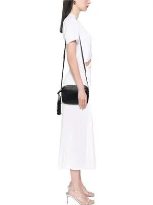 Saint Laurent Saint Laurent Lambskin Monogram Lou Camera Bag Black