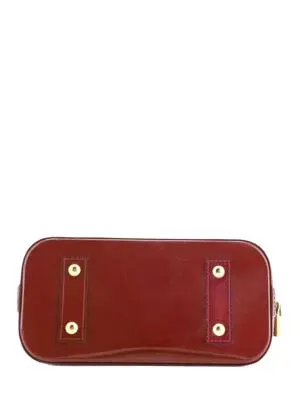 LOUIS VUITTON Alma Handbag Monogram Vernis Bb Shoulder Bag - Red