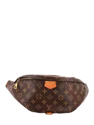 LOUIS VUITTON Bum Bag Monogram Canvas Belt Bag - Brown
