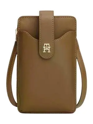 Tommy Hilfiger Icon Logo-plaque Shoulder Bag - Brown