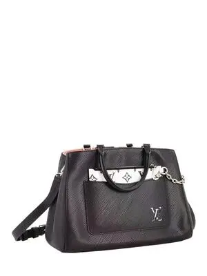 LOUIS VUITTON Marelle Epi Leather Tote Bag - Black
