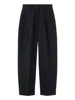 Loro Piana Cale Linen-cotton Trousers - Blue