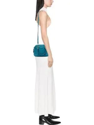 Gucci 2016-2026 Mini Microssima Dome Satchel - Blue