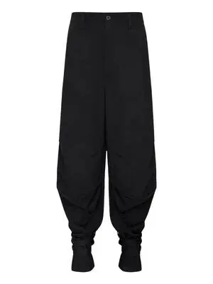 Yohji Yamamoto Knee-panel Cargo Pants - Black