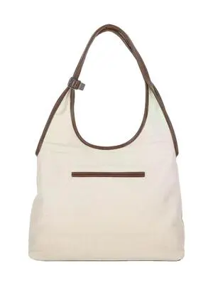 STAND OIL Contrast-trim Tote Bag - Neutrals
