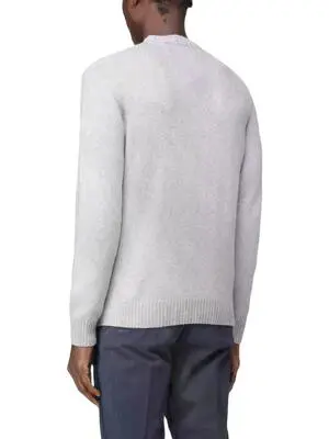 XC Crew-neck Knitted Sweater - Grey