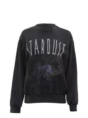 ANINE BING Ramona Stardust Sweatshirt - Black