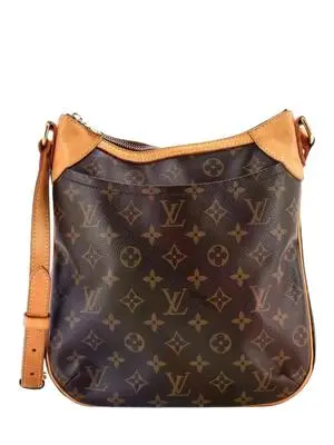LOUIS VUITTON Odeon Handbag Monogram Canvas Pm Crossbody Bag - Brown